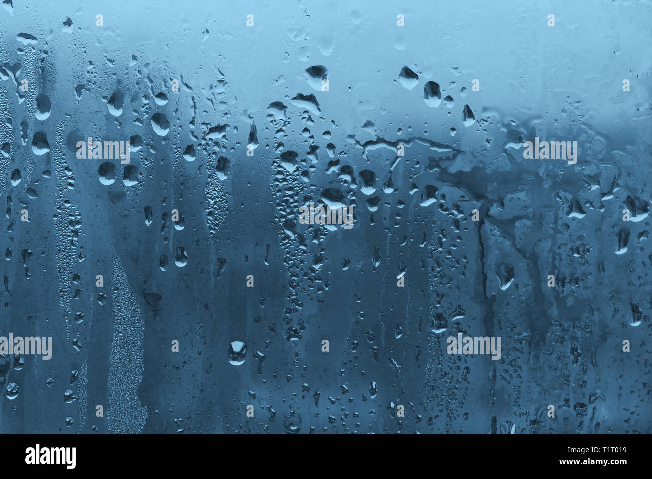 natural water drop on the glass Stock Photo - Alamy