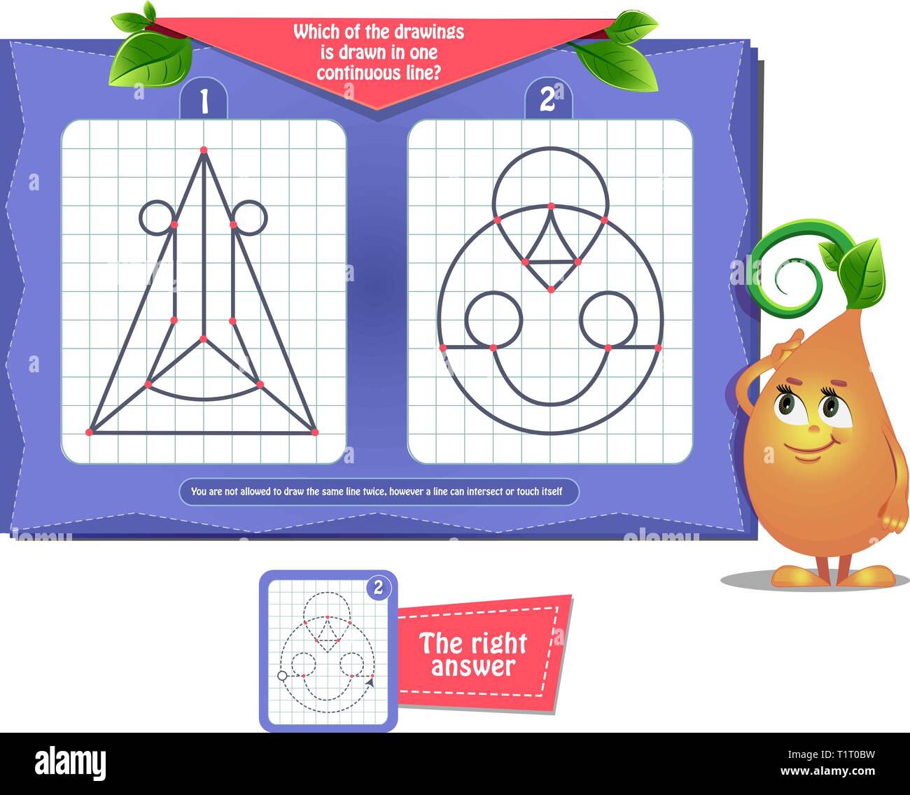 Visual educational game for children and adults. Game for brain ...