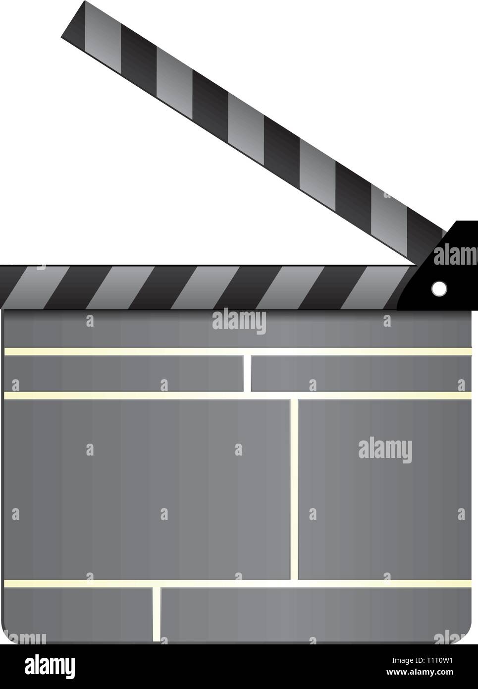 Clapper board Stock Vector Images - Alamy