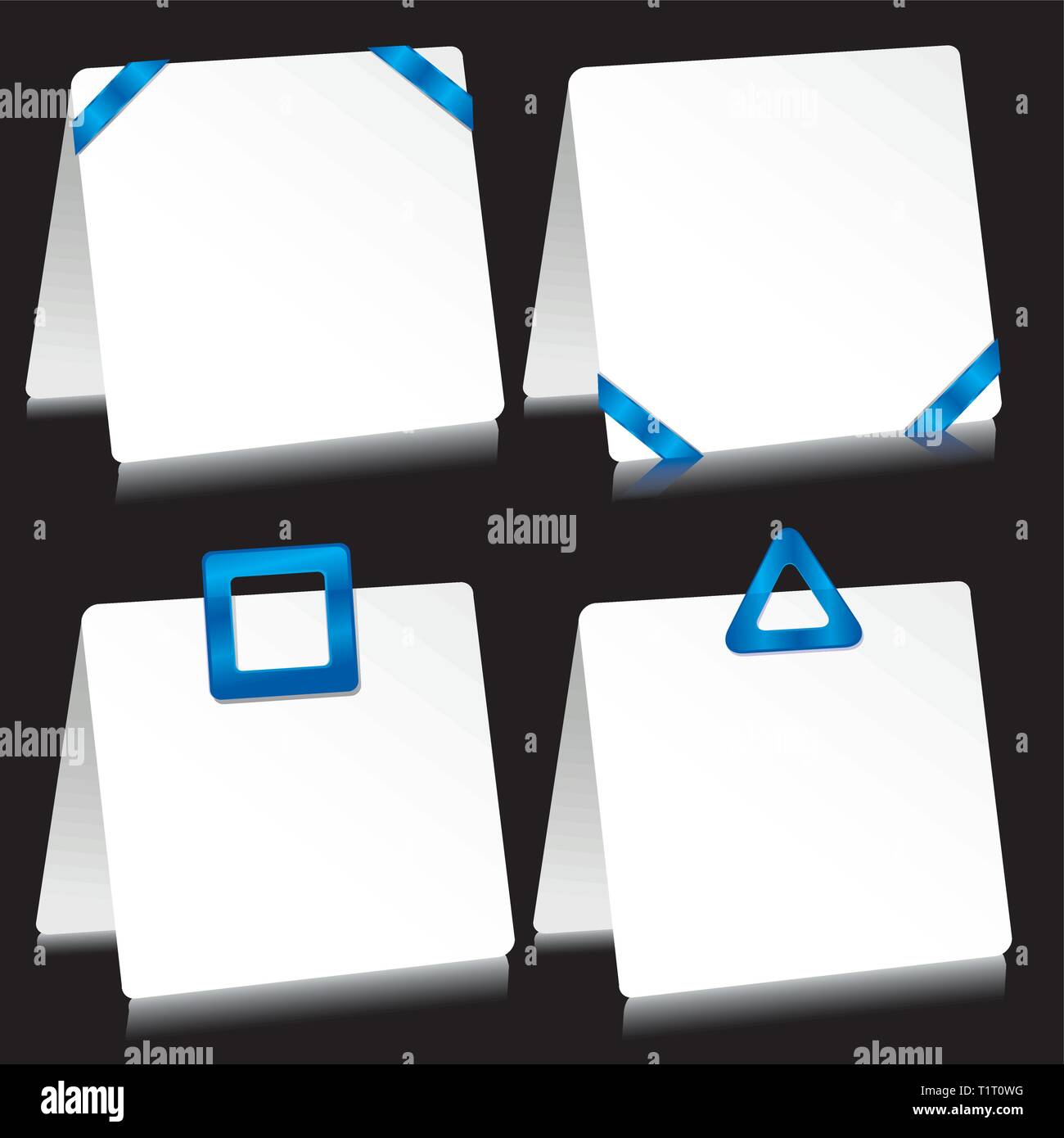 Empty bulletin board Stock Vector Images - Alamy