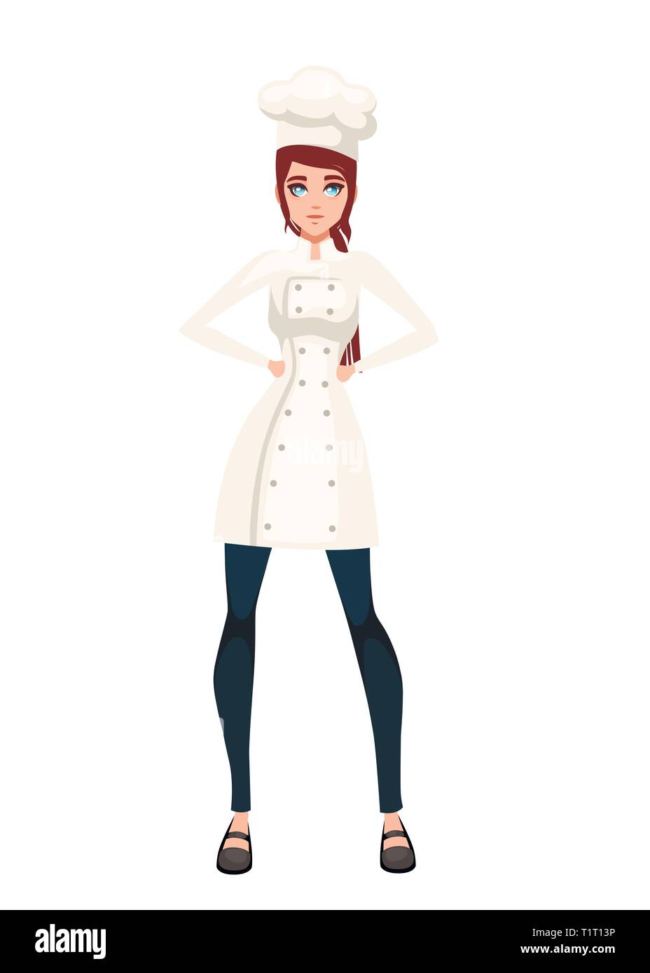 Girl Chef Cartoon
