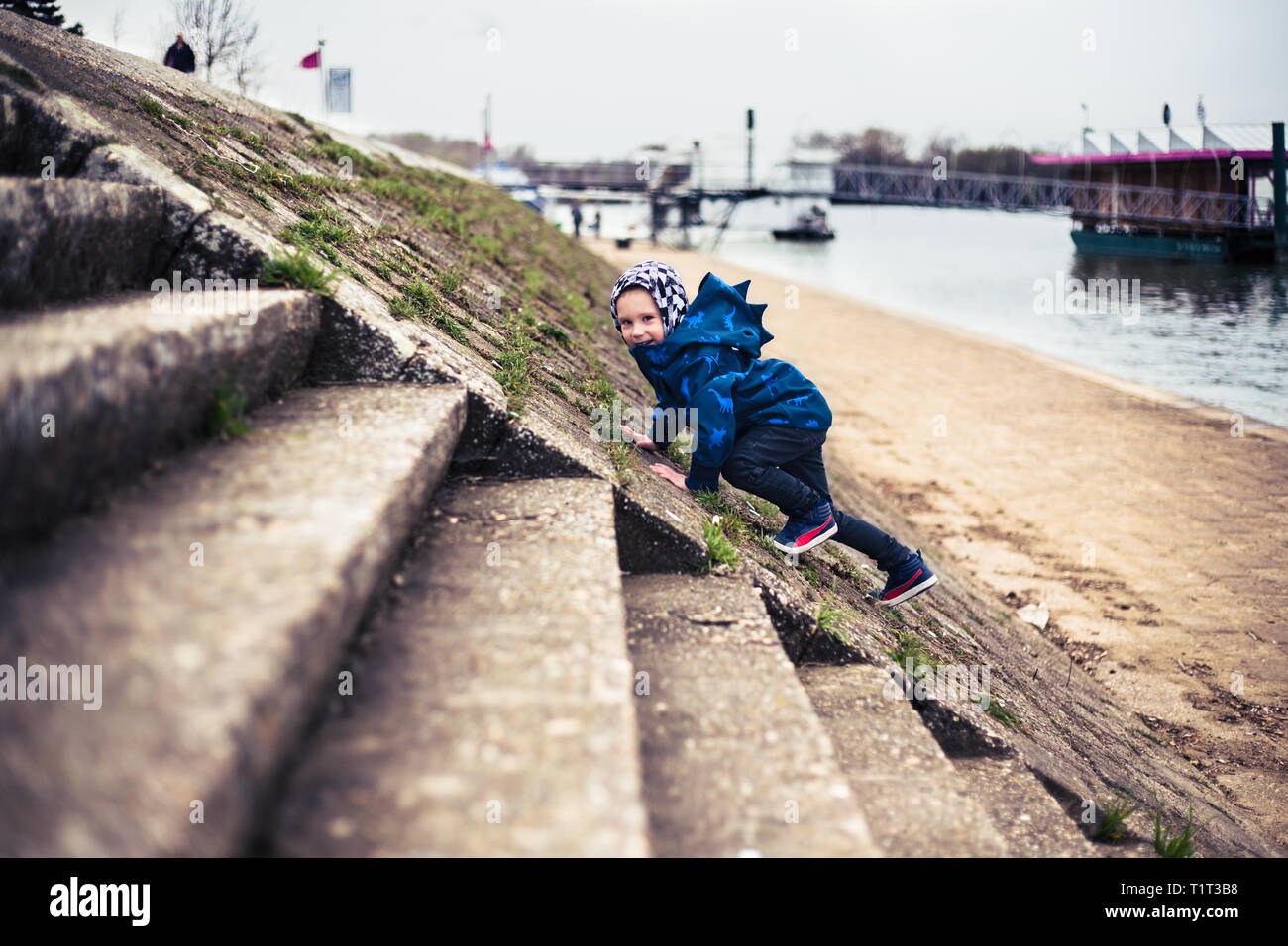 Choosing the hard way Stock Photo - Alamy
