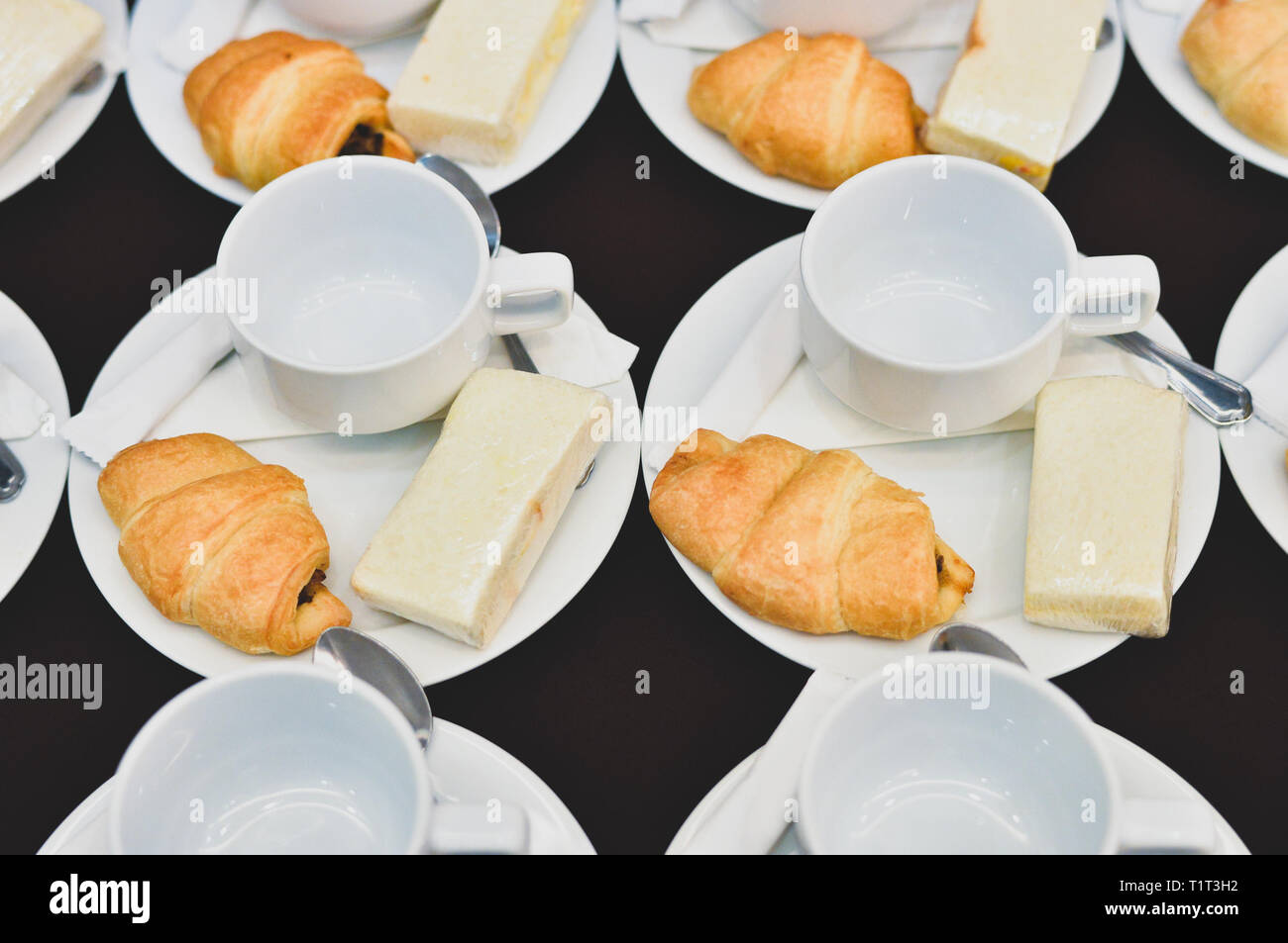 Conference meeting snack table hi-res stock photography and images - Alamy