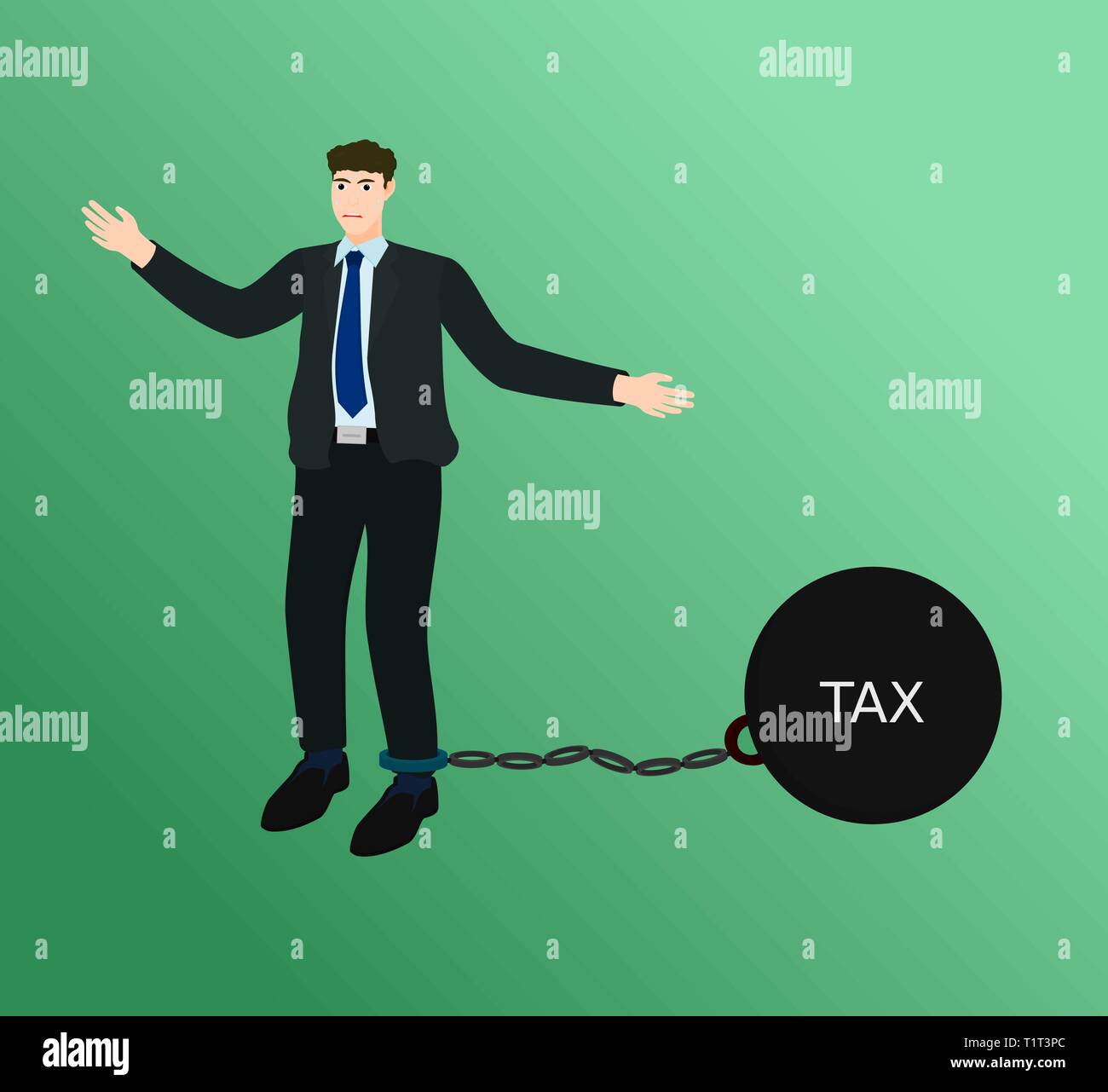 Cartoon chain hi-res stock photography and images - Alamy