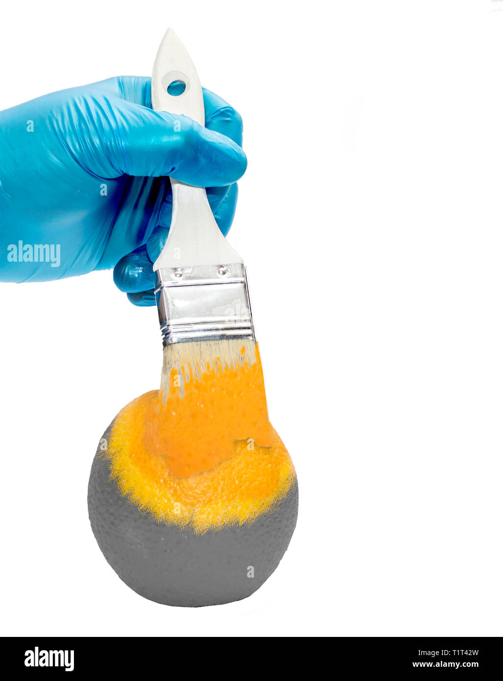 Orange genetic color manipulation Genetically modified food. Genetic ...