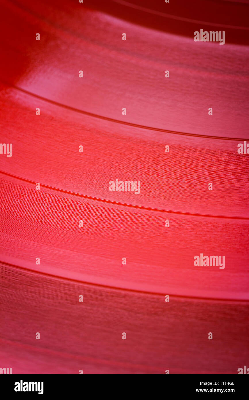 Red vinyl texture hi-res stock photography and images - Alamy