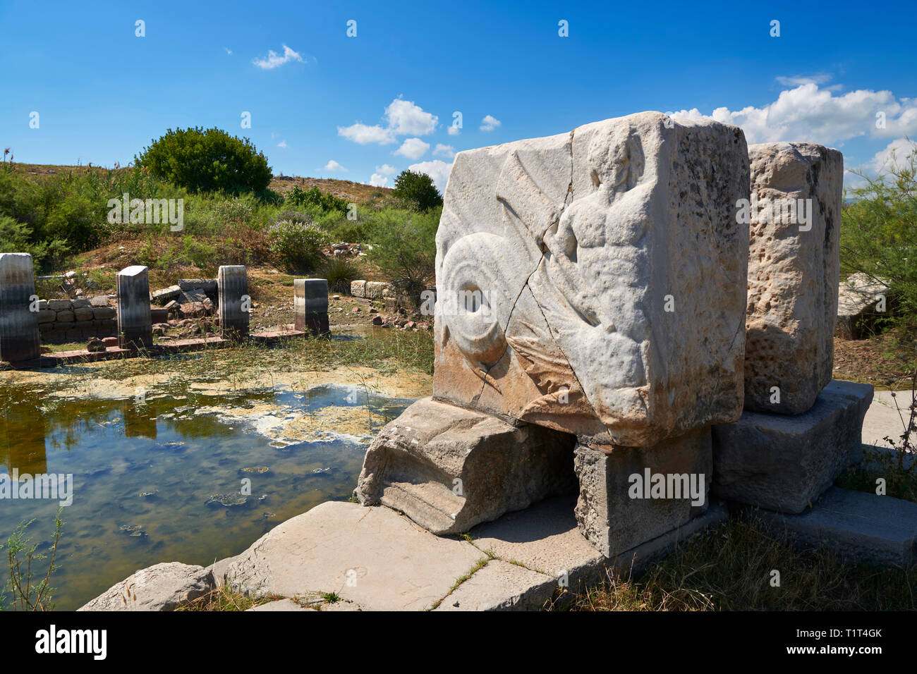 Roman Great Harbour Monument opened by the city of Miletus either in ...