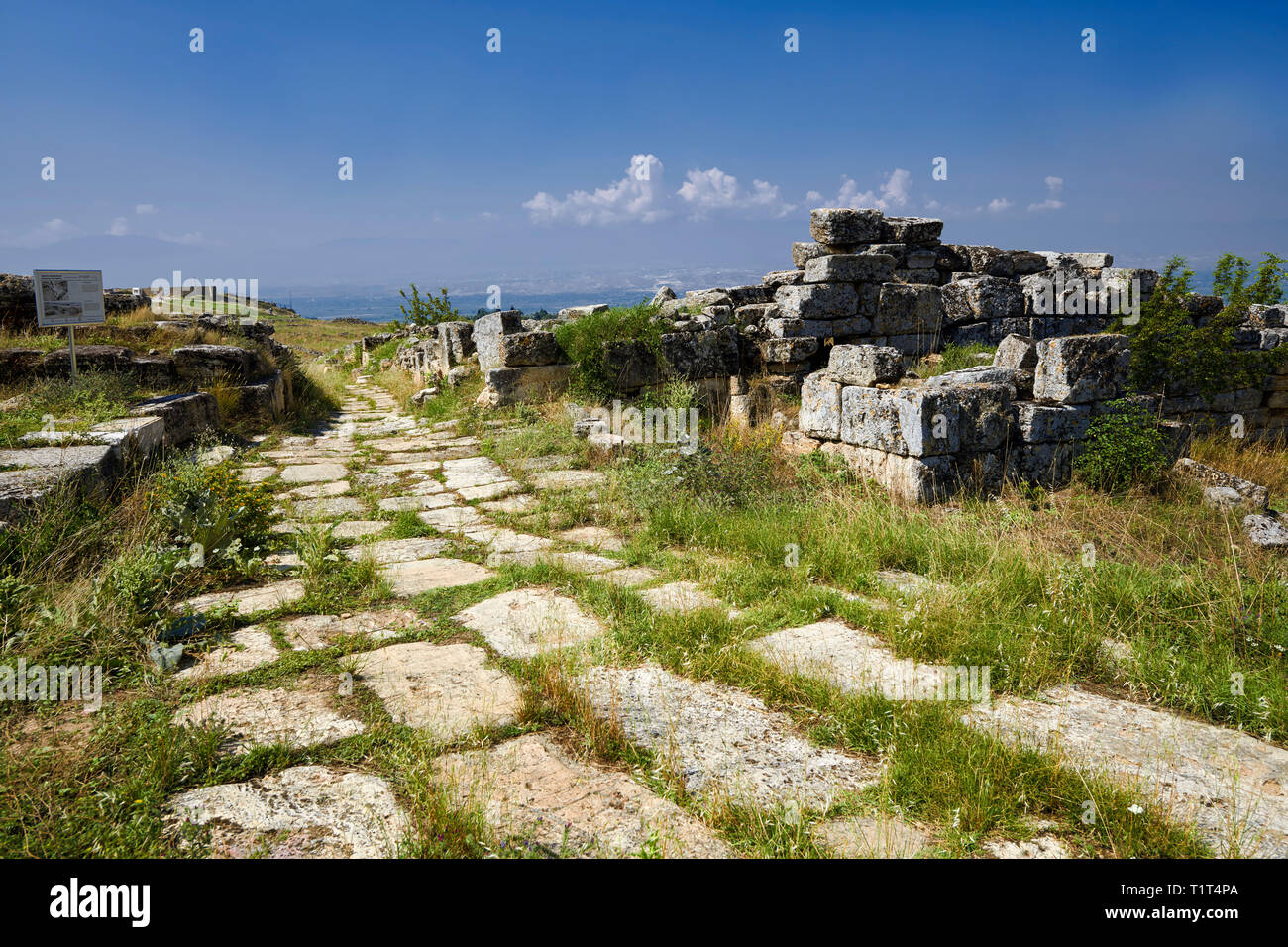 Picture of St Philip Gate ruins. Hierapolis archaeological site near ...