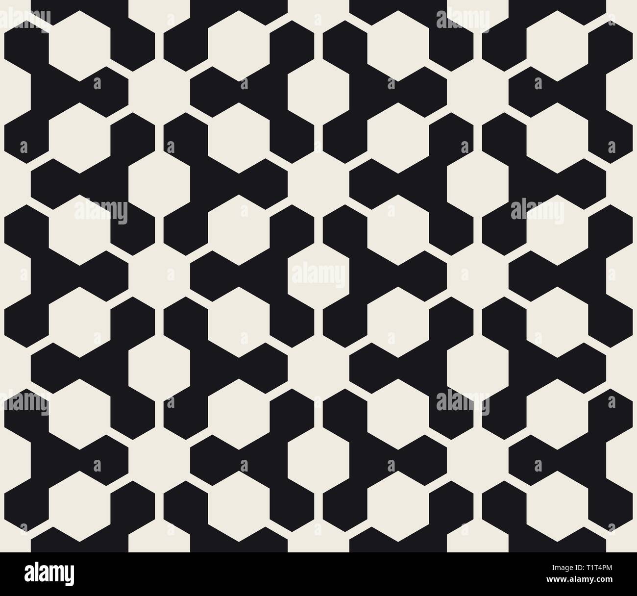 Vector seamless geometric pattern. Contrast abstract background ...