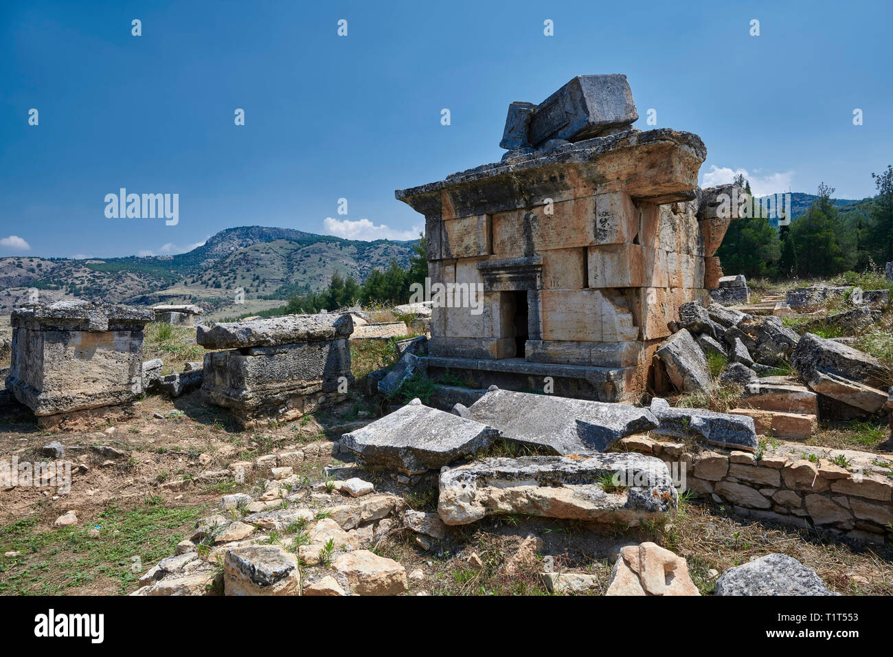 Picture of Tomb Tomb 114 "tomb of curses" of the North Necropolis ...
