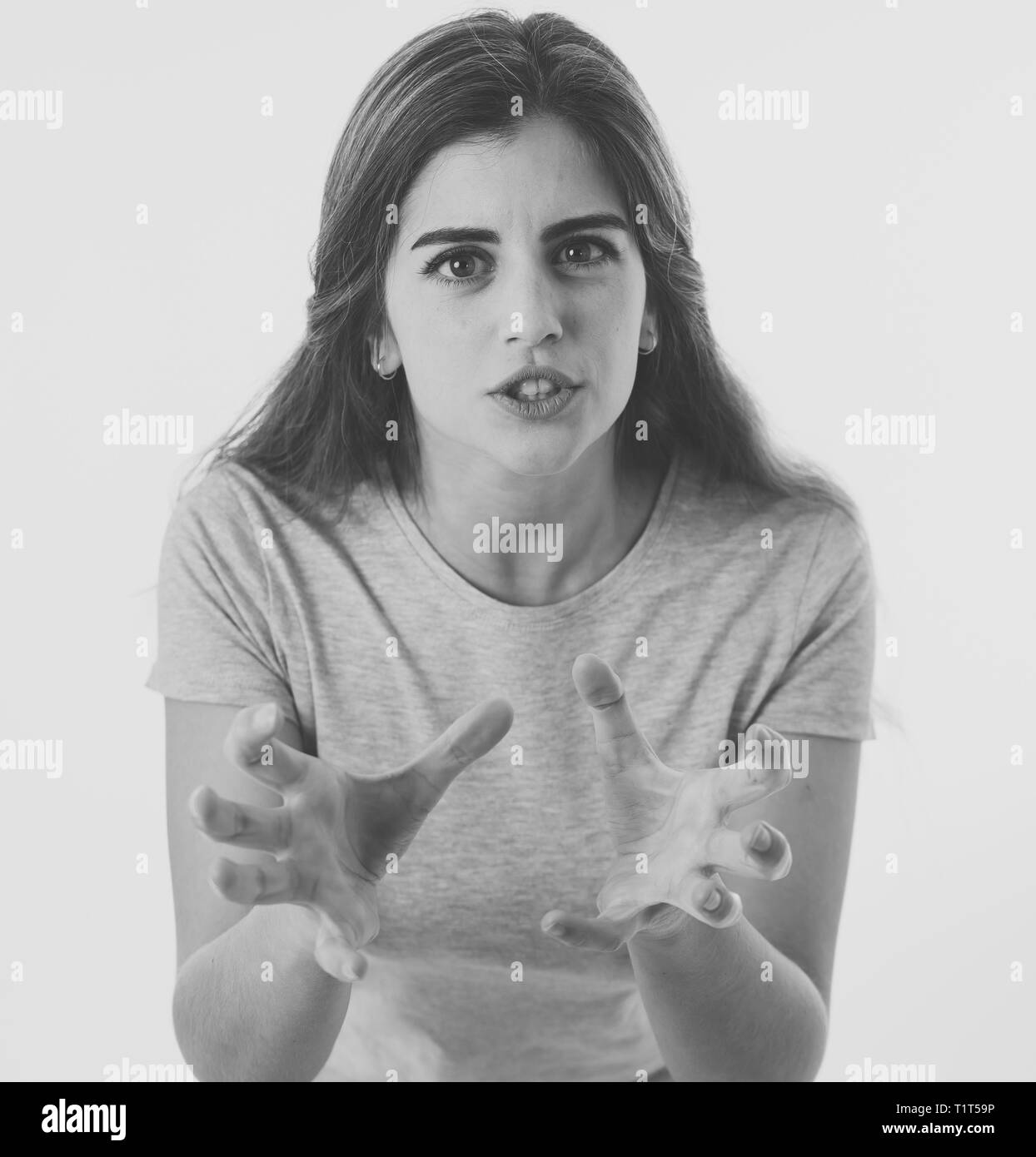 Passionate about emotions Black and White Stock Photos & Images - Alamy