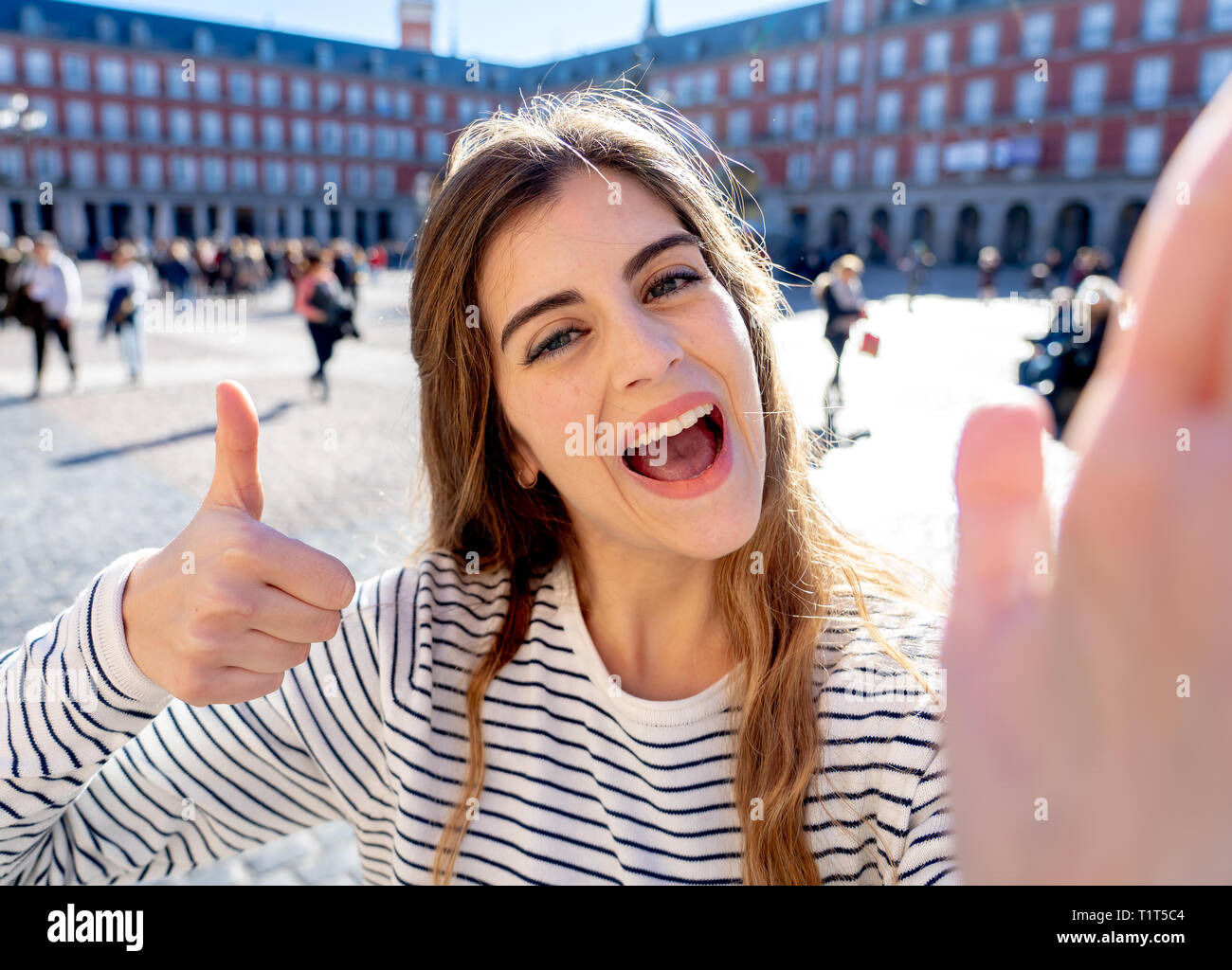 Beautiful spanish women in madrid hi-res stock photography and images ...