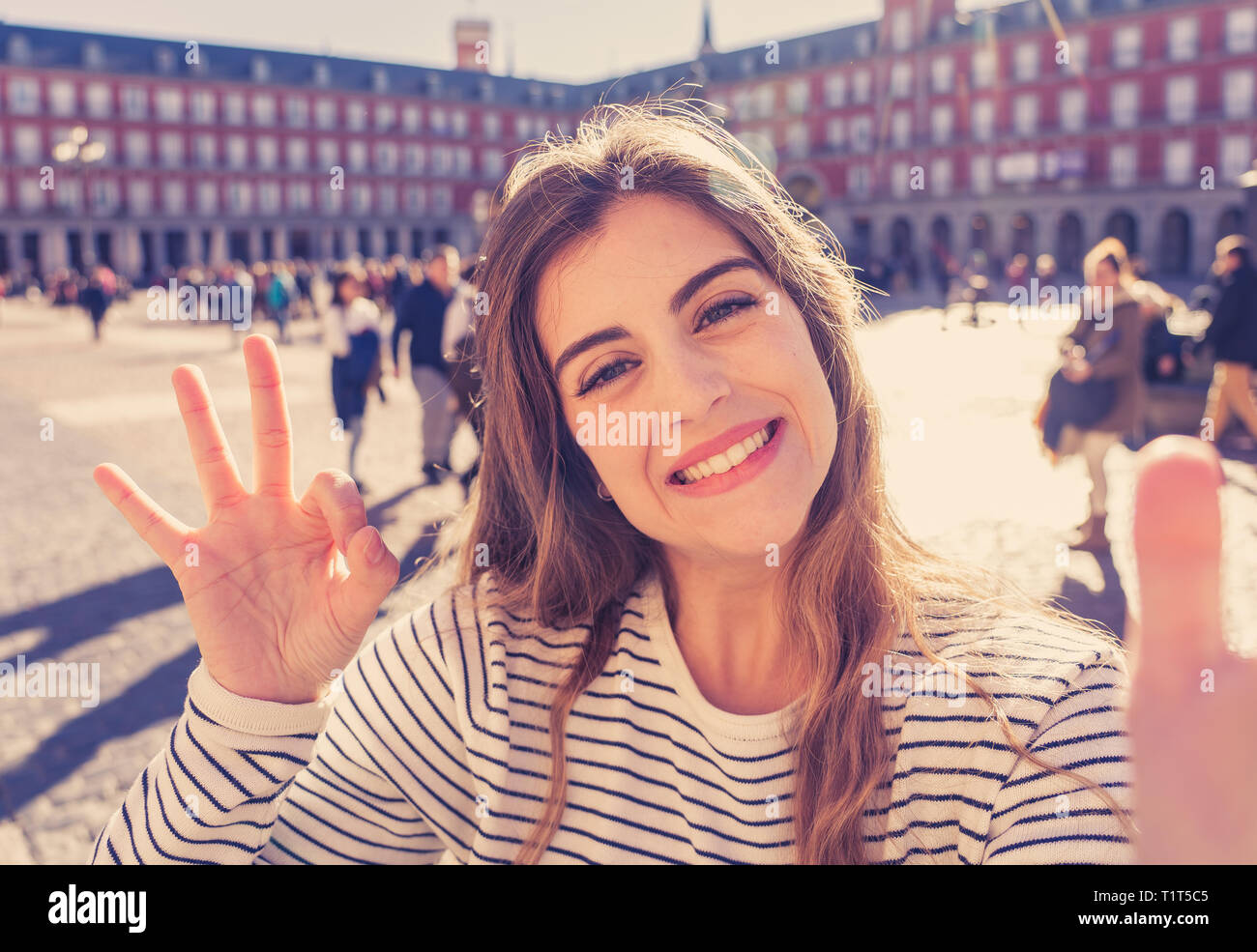 Beautiful spanish women in madrid hi-res stock photography and images ...
