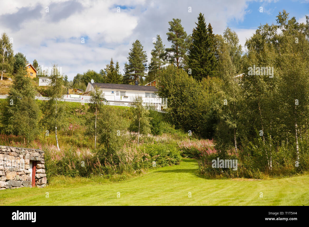 Beautiful rural scene village hi-res stock photography and images - Alamy
