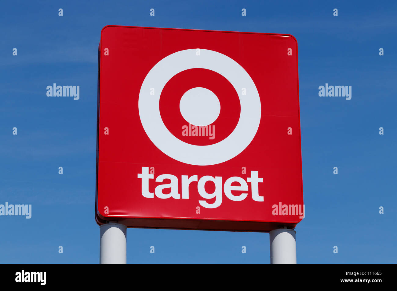 Muncie - Circa March 2019: Target Retail Store Baskets. Target Sells ...
