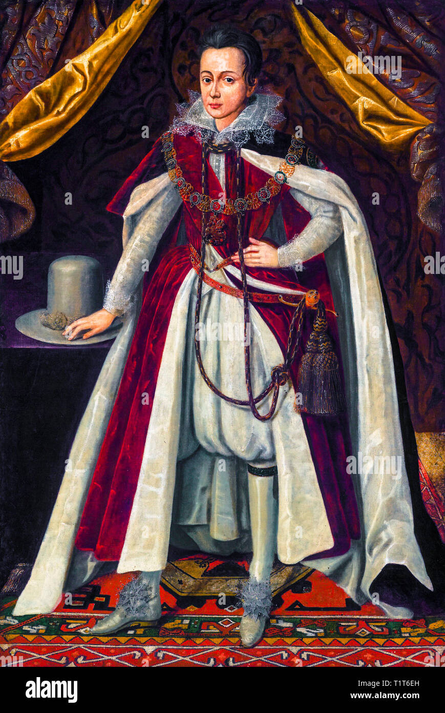 Charles, Duke of York, later King Charles I, portrait, 17th Century ...