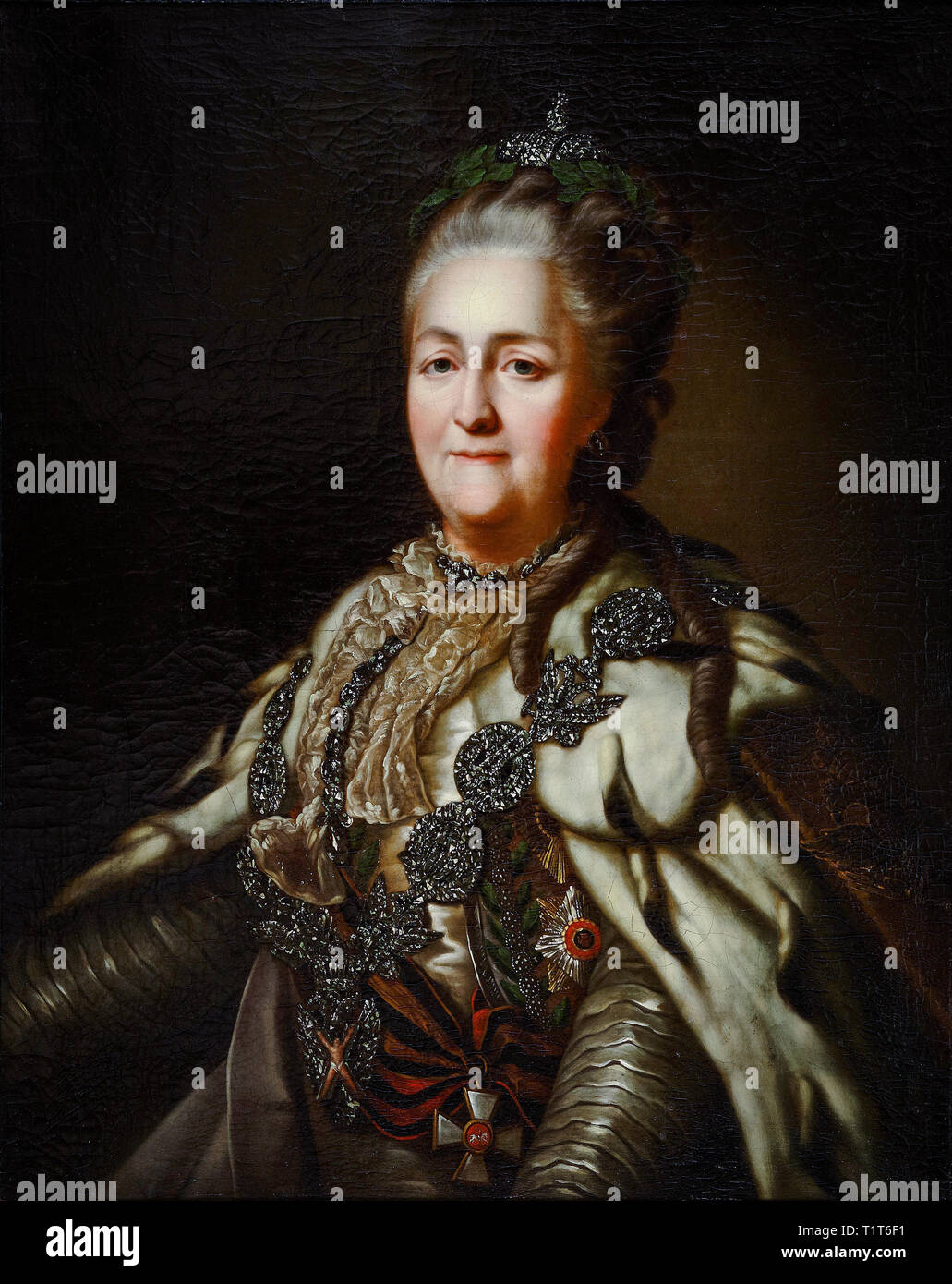 Portrait empress catherine ii 1729 1796 hi-res stock photography and ...