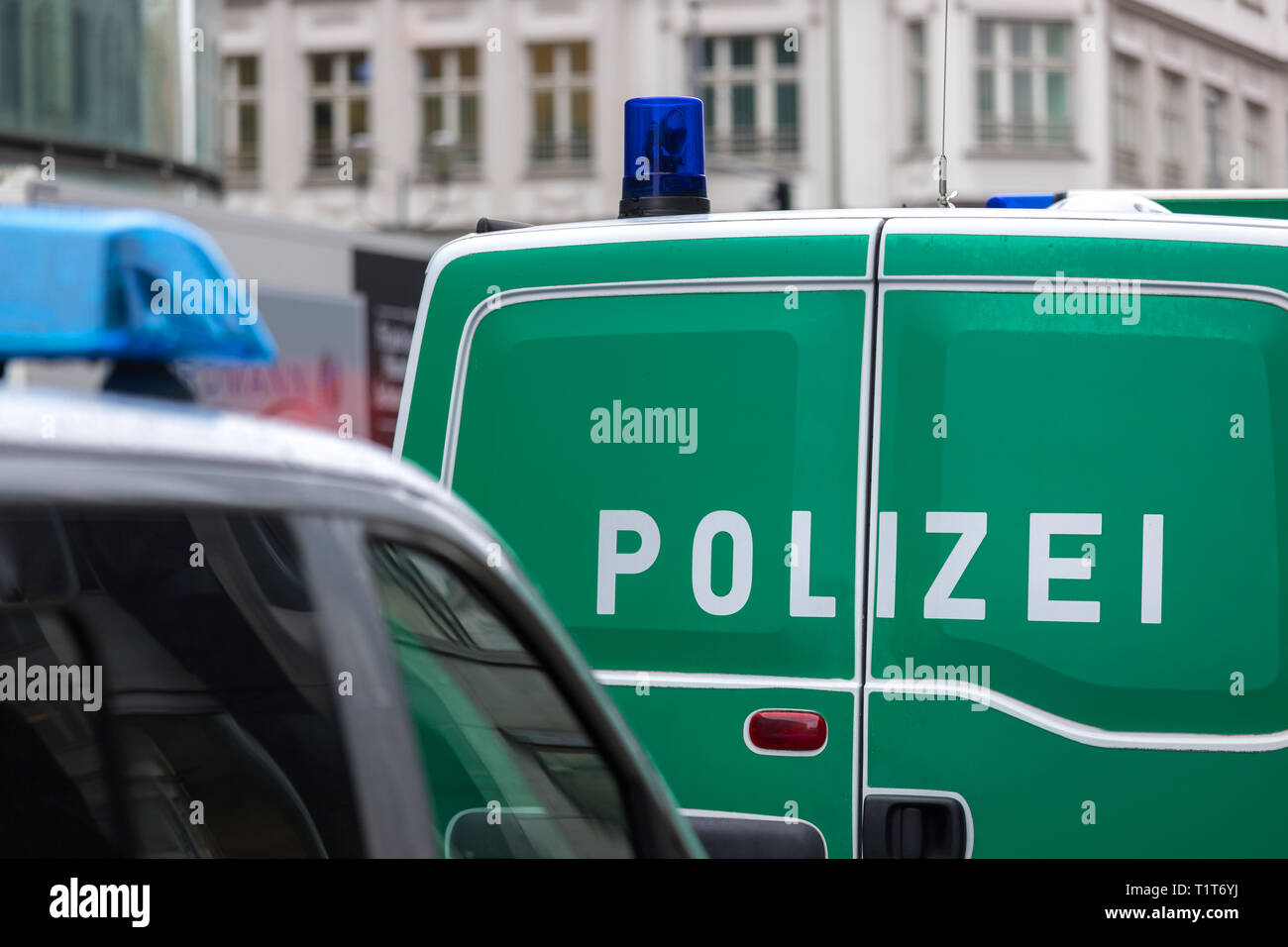 german police cars Stock Photo - Alamy