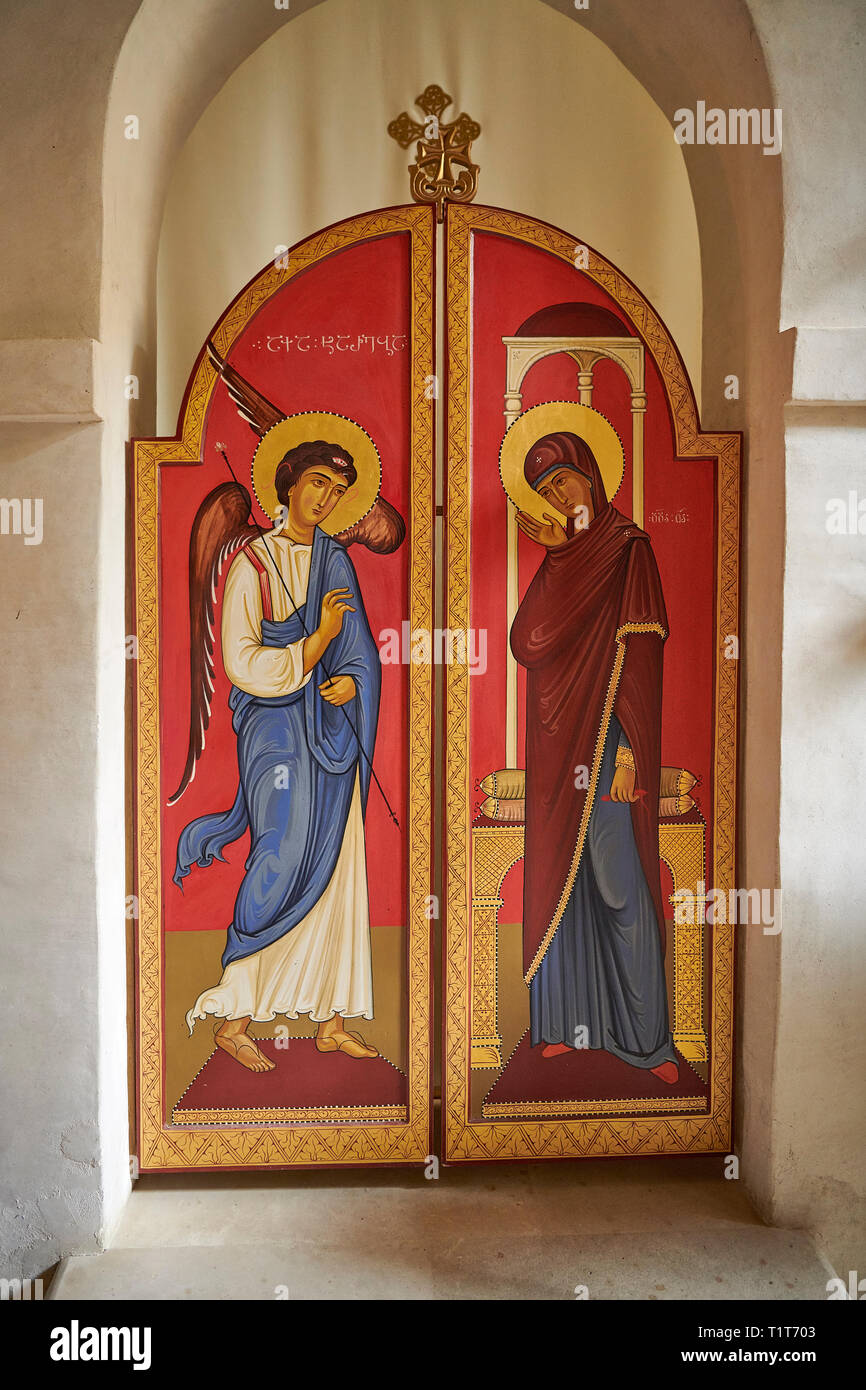 Picture & image of interior of church, David Gareja Georgian Orthodox ...