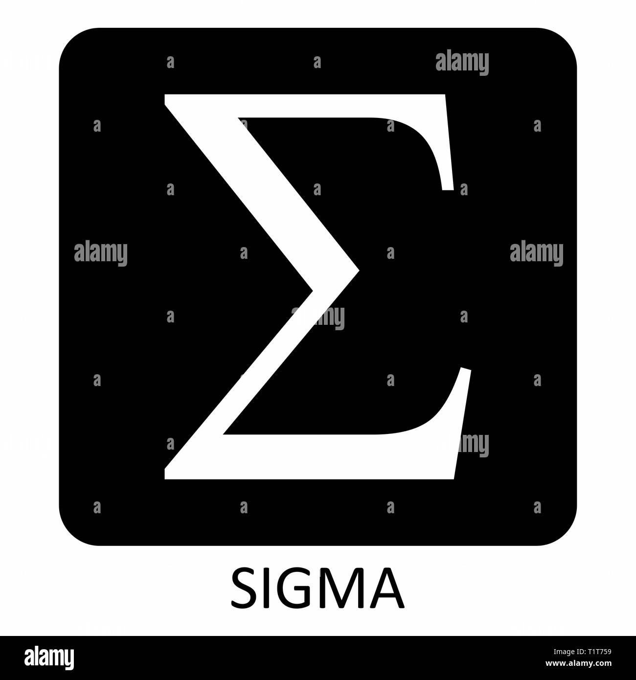 Greek letter sigma hi-res stock photography and images - Alamy