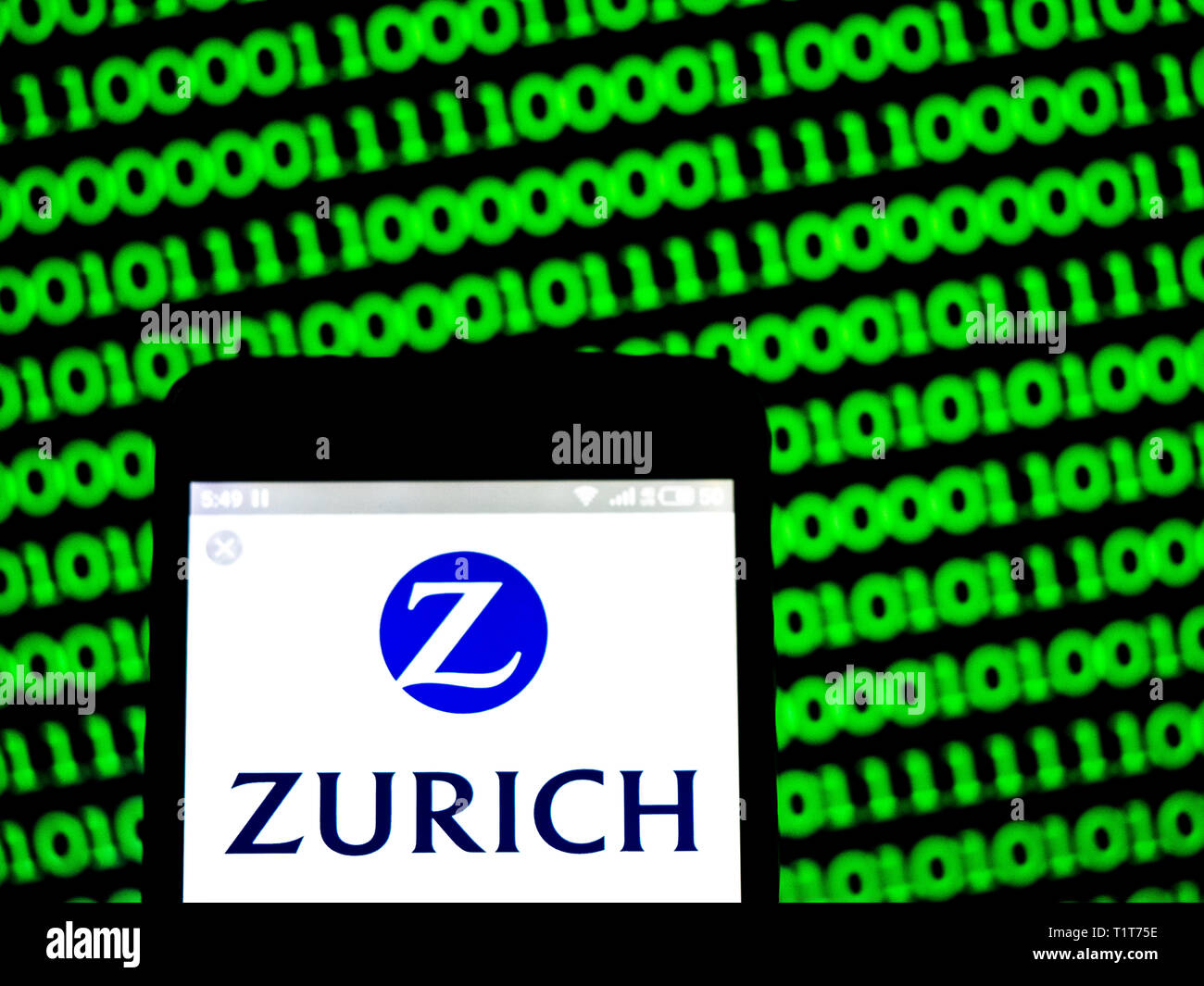 Zurich Insurance Logo High Resolution Stock Photography and Images - Alamy