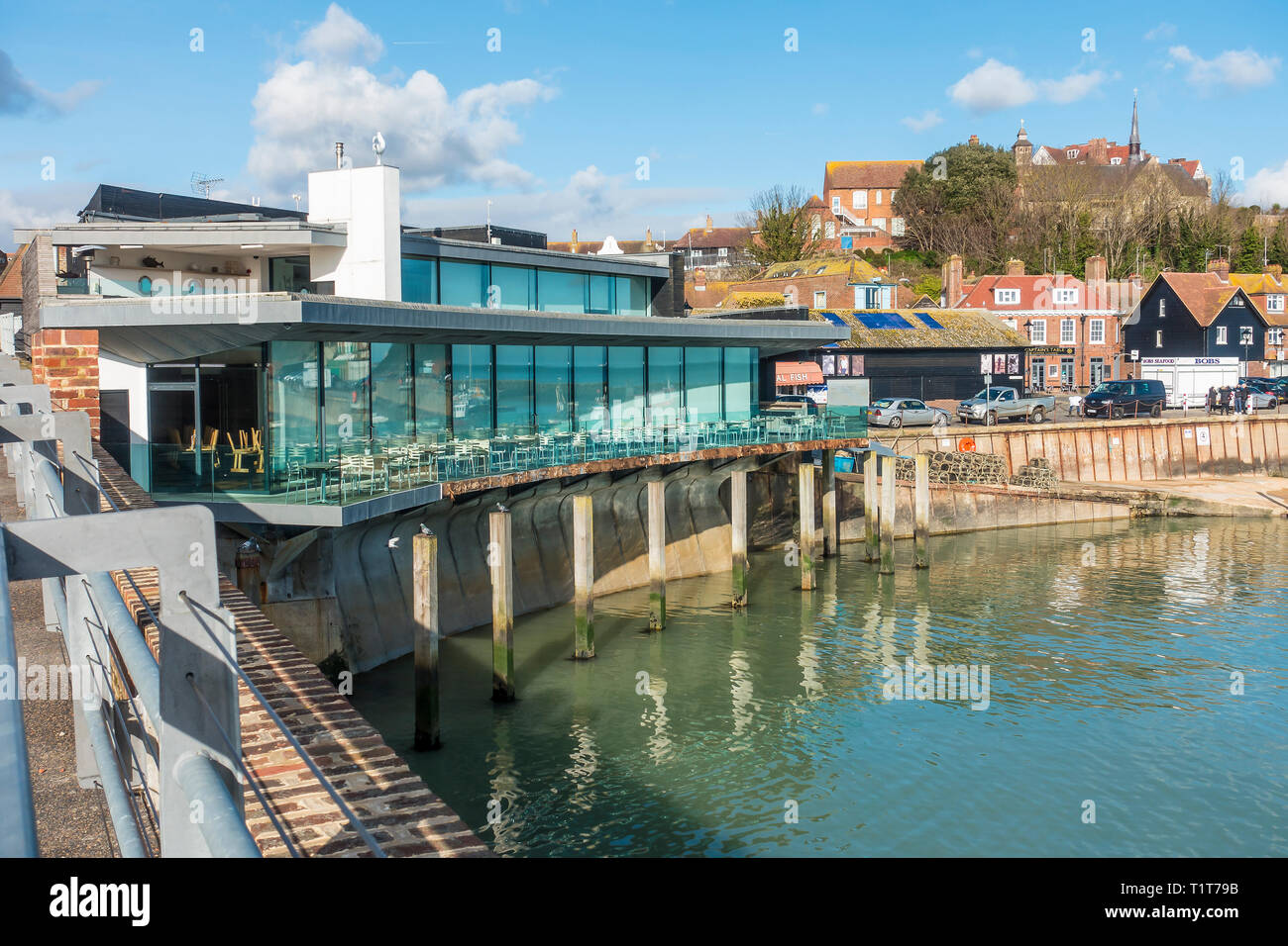 Folkestone Harbour,Folkestone,Kent,England,Winter Sun Stock Photo - Alamy