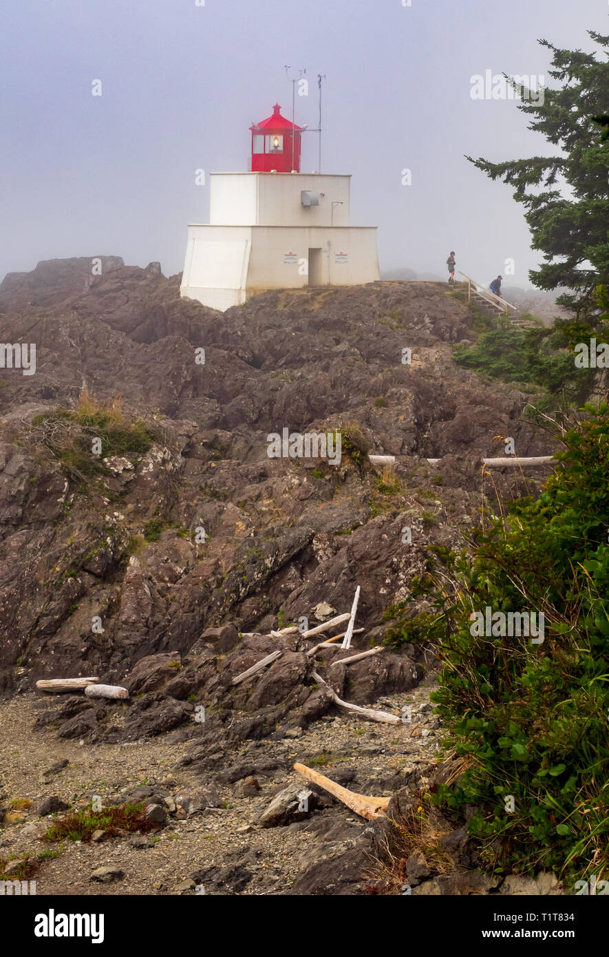 Wild pacific trail ucluelet lighthouse hi-res stock photography and ...