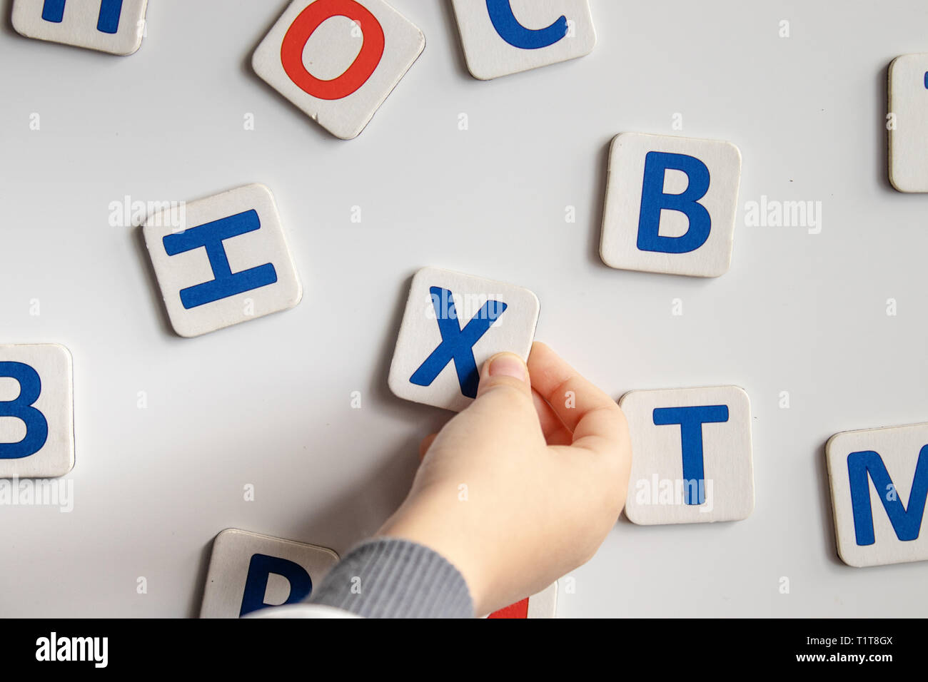 Magnetic Letters Alphabet High Resolution Stock Photography and Images ...