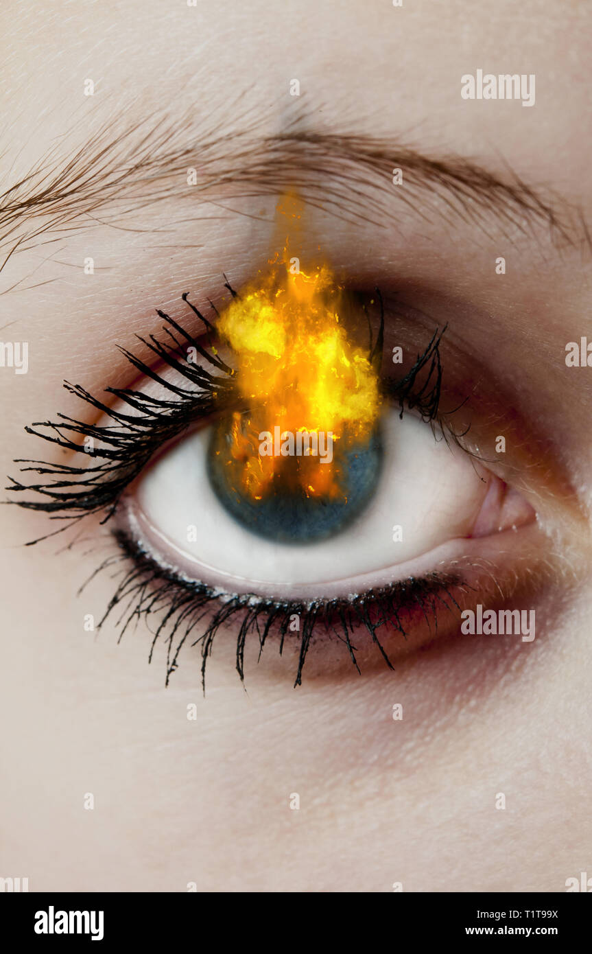 Fire eye hi-res stock photography and images - Alamy