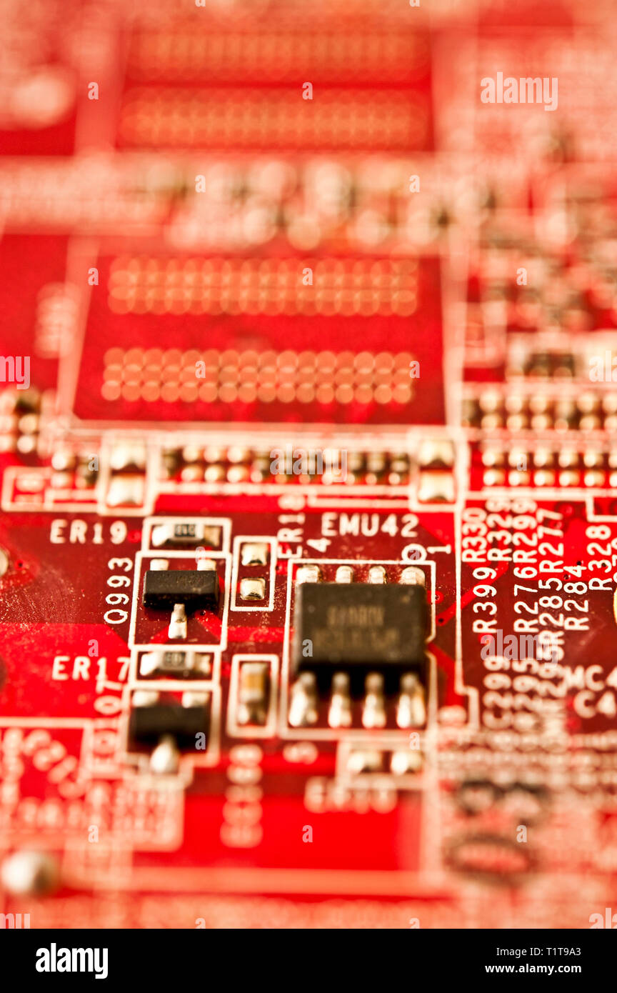 Red motherboard hi-res stock photography and images - Alamy
