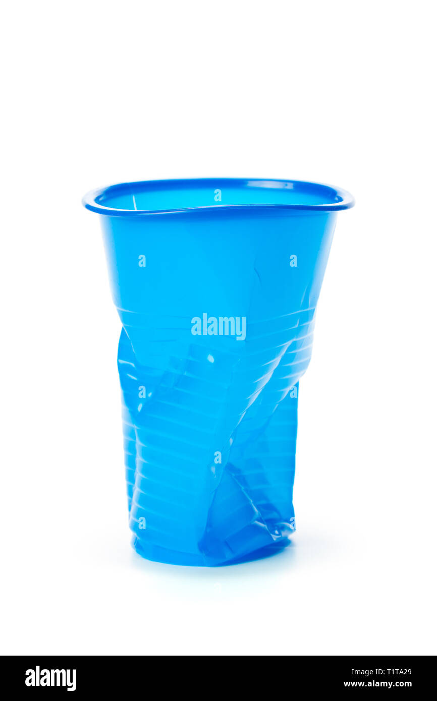 plastic cups isolated on white background Stock Photo - Alamy