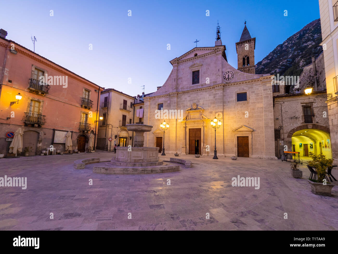 Pacentro (Italy) - A little medieval town with old towers beside ...