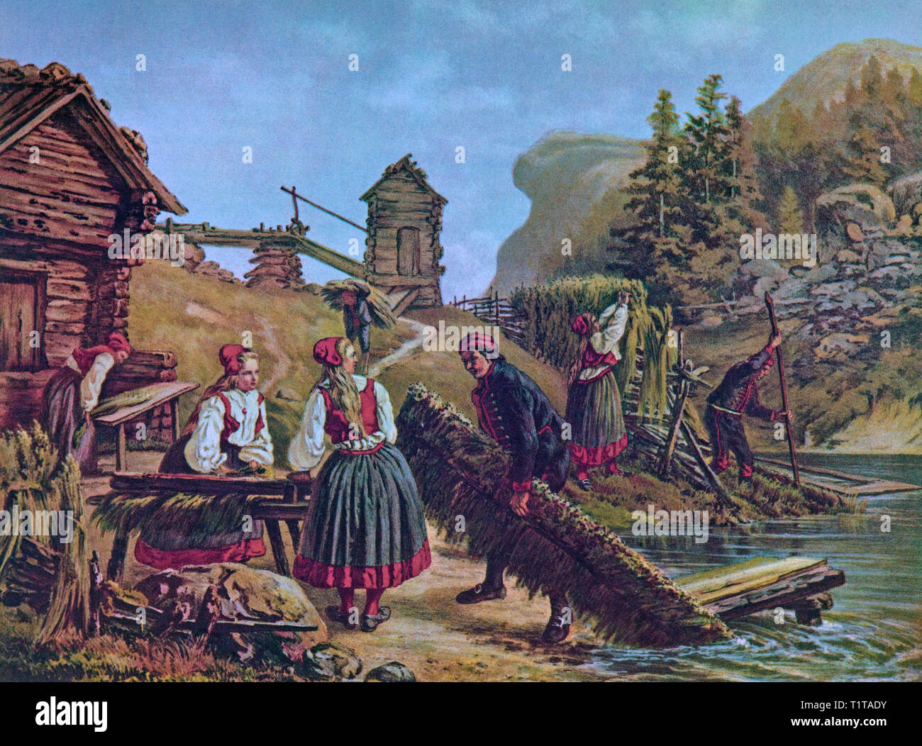 19th century farm life hi-res stock photography and images - Alamy