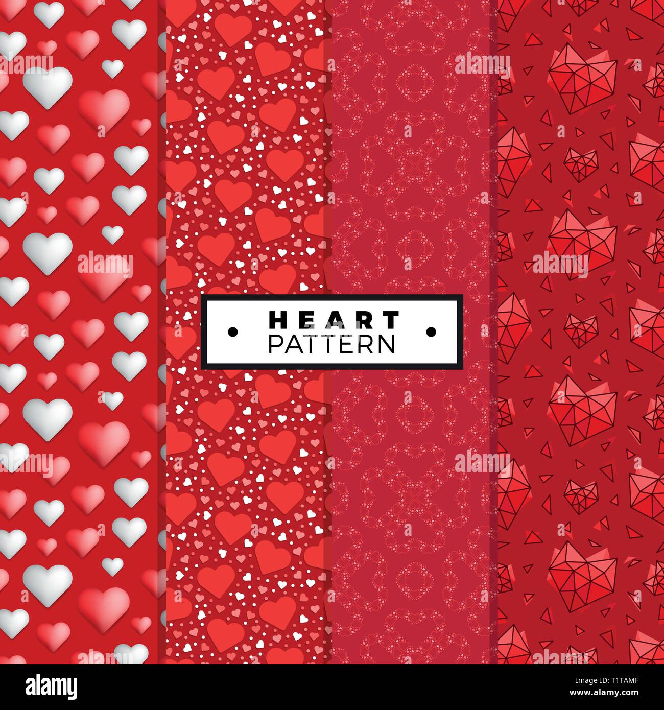 Repeating hearts hi-res stock photography and images - Alamy