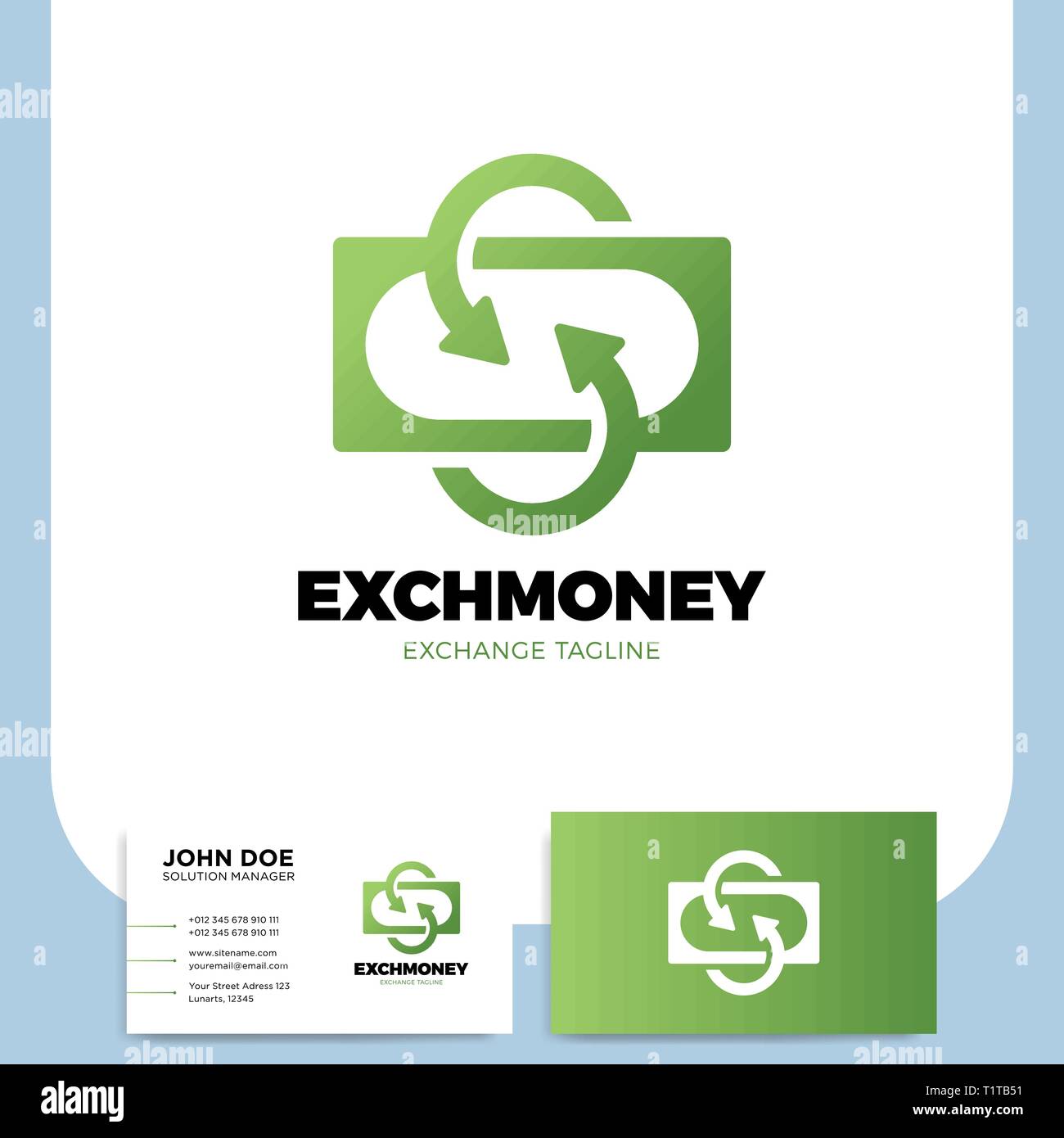 Exchange letter S and Arrow logo. Financial services cash back concept ...