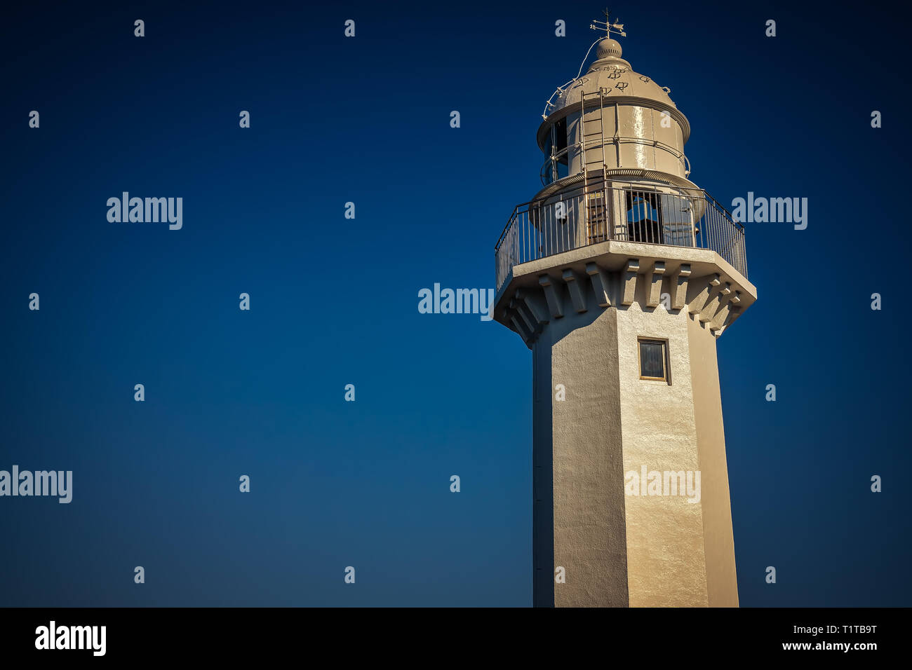 A lighthouse looks out over Tokyo Bay and the eastern coast of Japan ...
