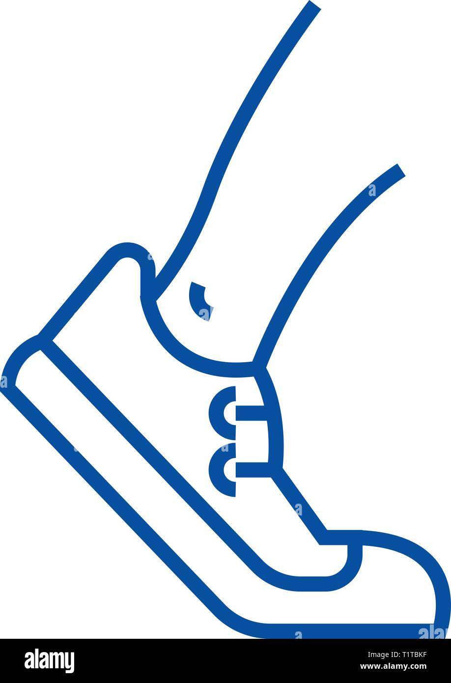 Running, tracking line icon concept. Running, tracking flat vector ... Running, tracking line icon concept. Running, tracking flat vector ...