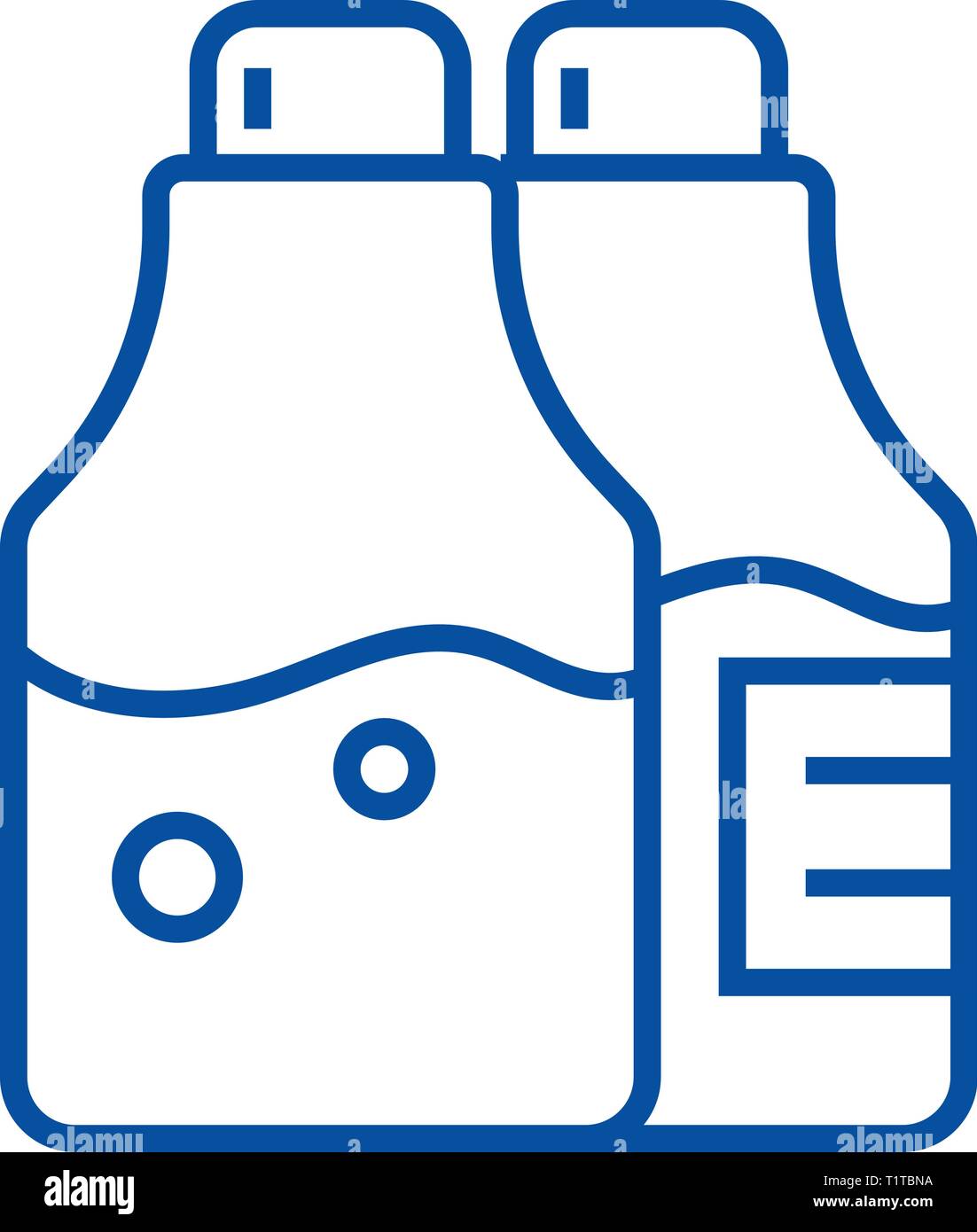 Salt and pepper,seasoning line icon concept. Salt and pepper,seasoning ...