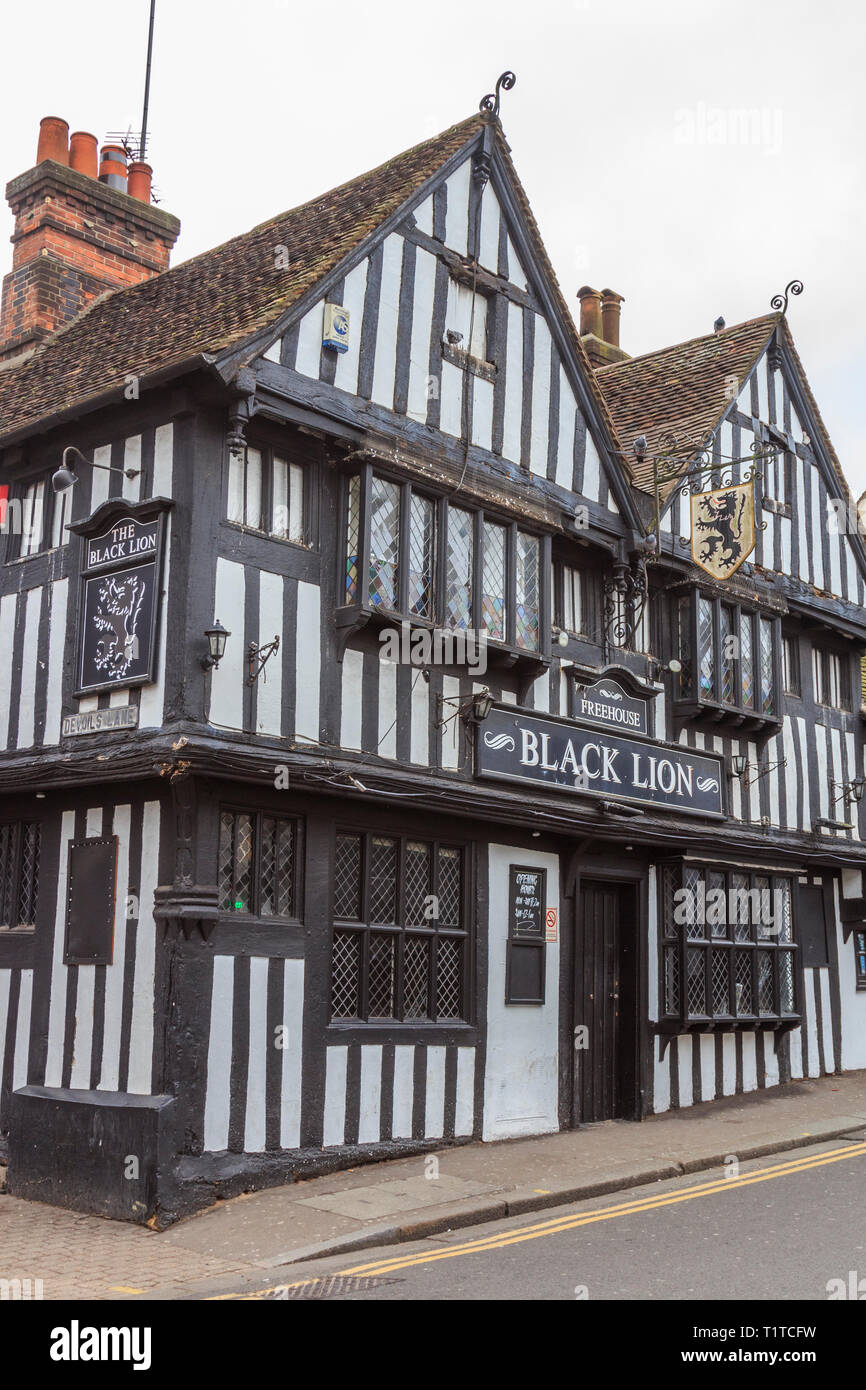 Bishops Stortford Town Centre High Street,Hertfordshire, England, UK ...