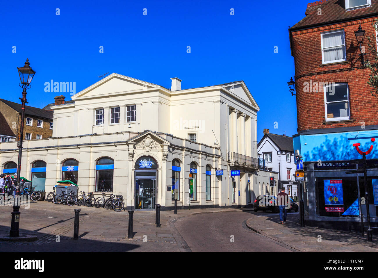 Bishops Stortford Town Centre High Street, Hertfordshire, England, UK ...