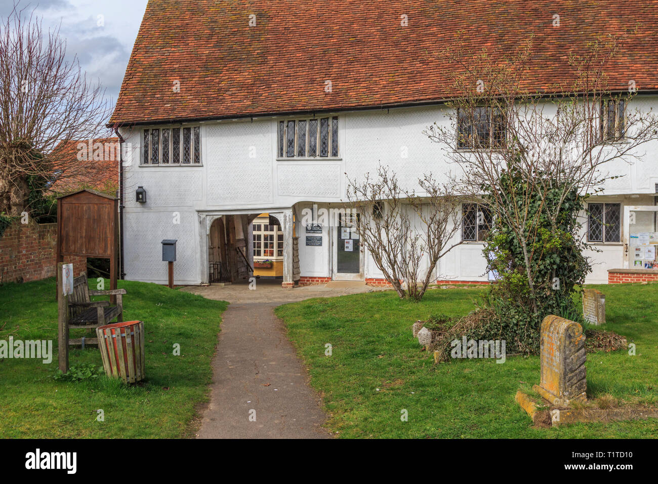 Finchingfield Village High Street, Essex, England, UK, GB Stock Photo ...
