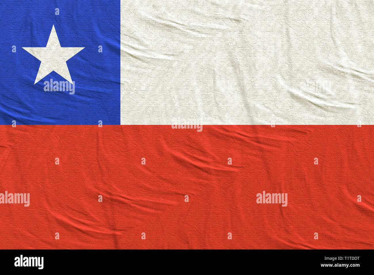 3d rendering of Chile flag waving Stock Photo - Alamy