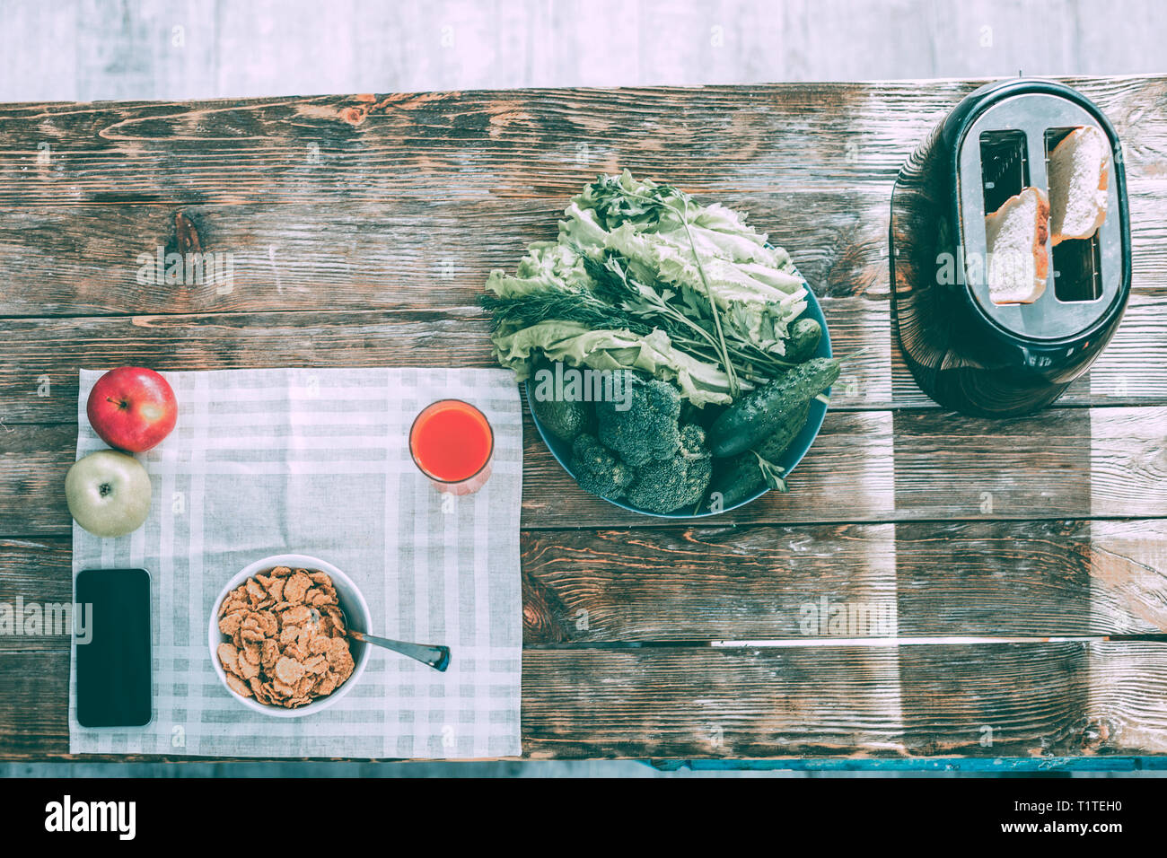 Healthy proper food looking fresh and useful Stock Photo - Alamy