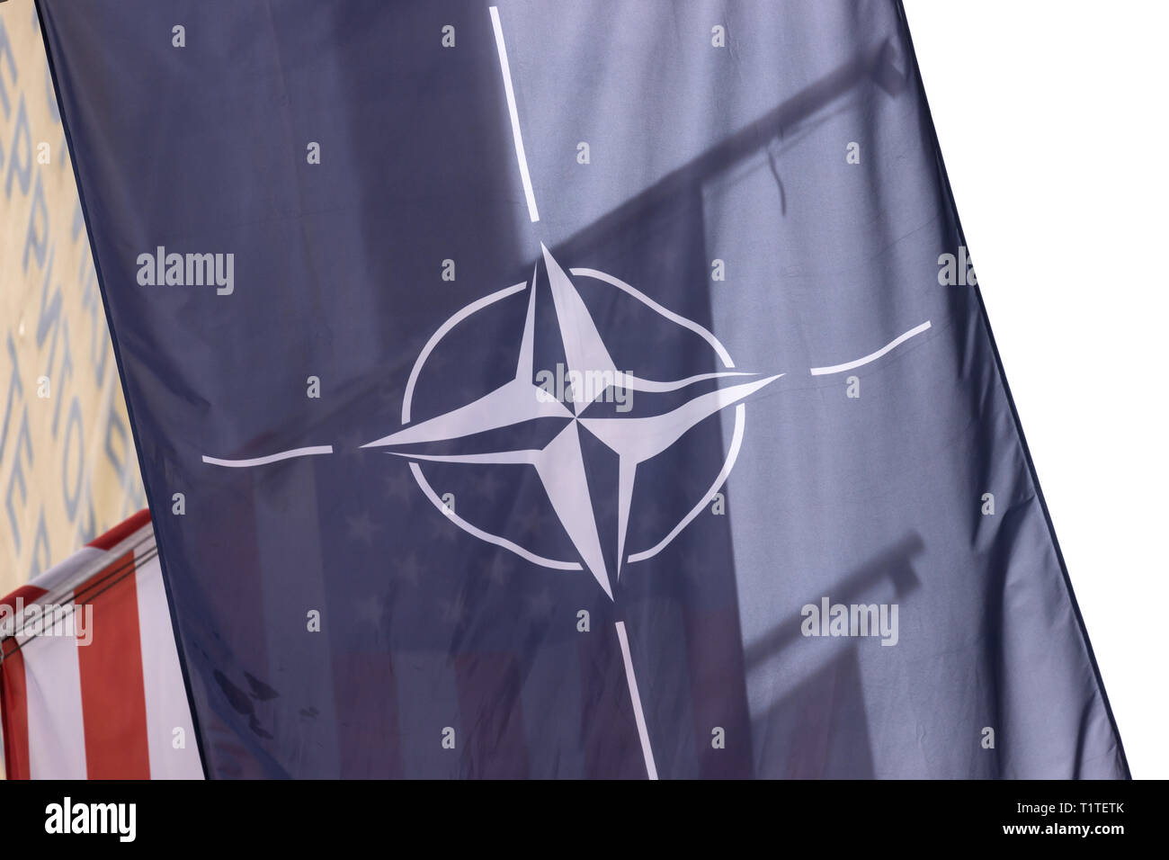 Nato usa flag hi-res stock photography and images - Alamy
