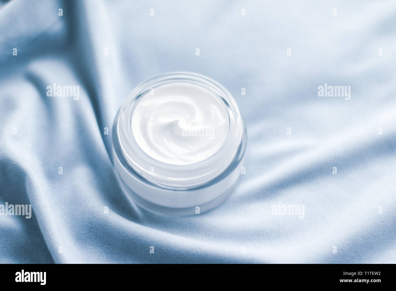 Beauty, anti-age cosmetics and skincare concept - Luxury face cream jar ...