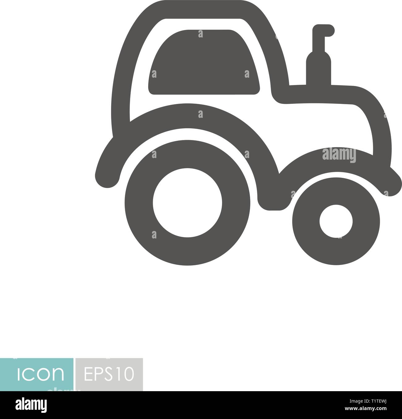 Tractor icon. Farmer machine. Agriculture sign. Graph symbol for your ...