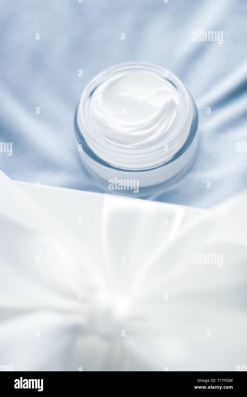 Beauty, cosmetics and skincare styled concept - Luxury face cream jar ...
