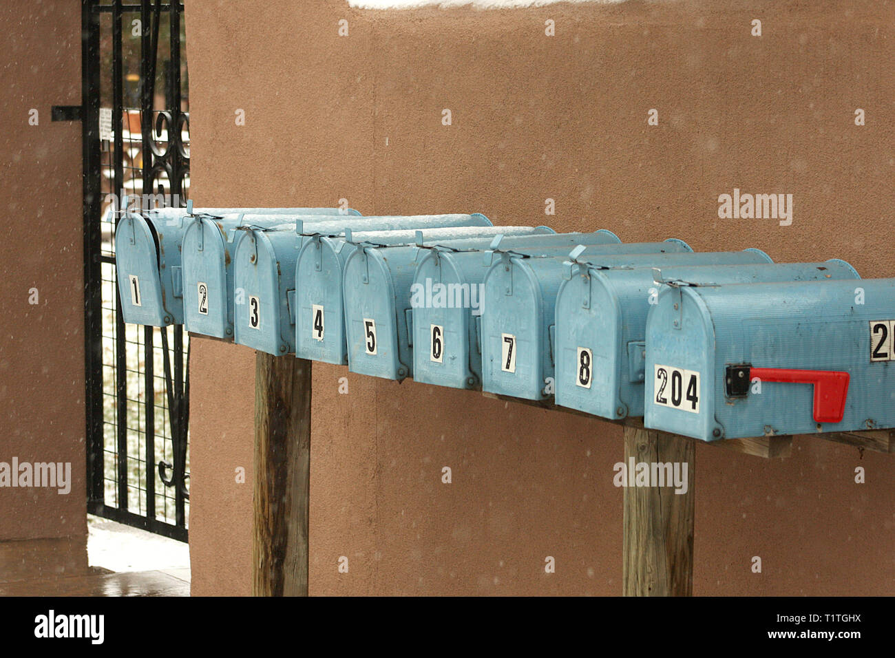 Hidden mailboxes hi-res stock photography and images - Alamy