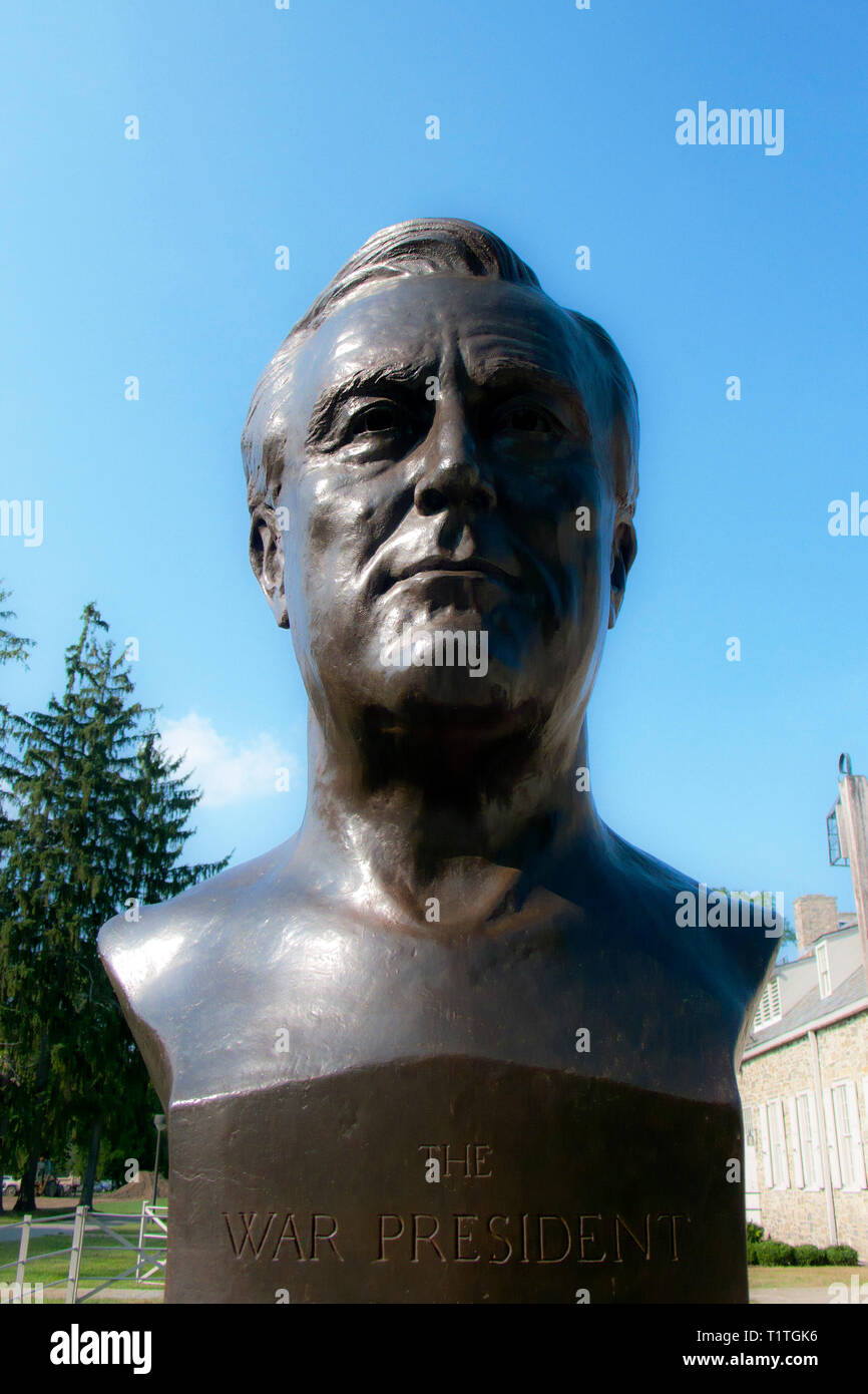 Franklin d roosevelt presidential library and museum hi-res stock ...