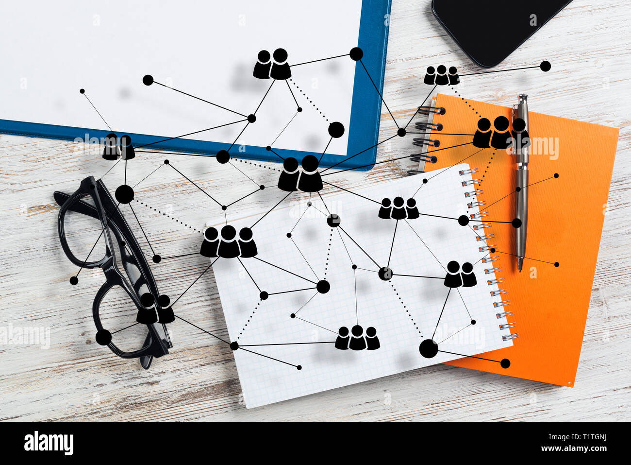 Networking and social communication concepts Stock Photo - Alamy